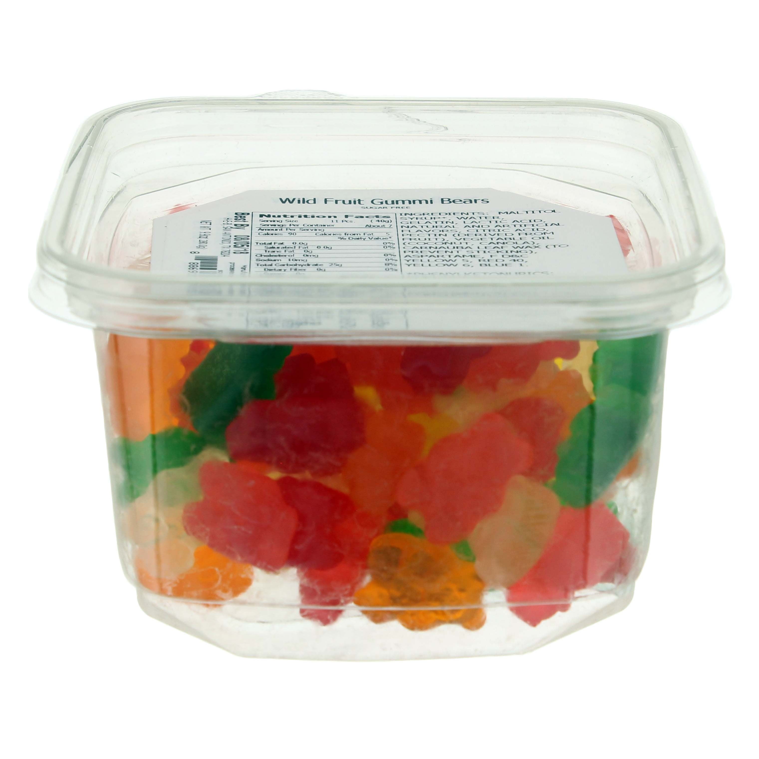 SunRidge Farms Sugar Free Gummi Bears Wild Fruit - 9.88 oz Package May ...