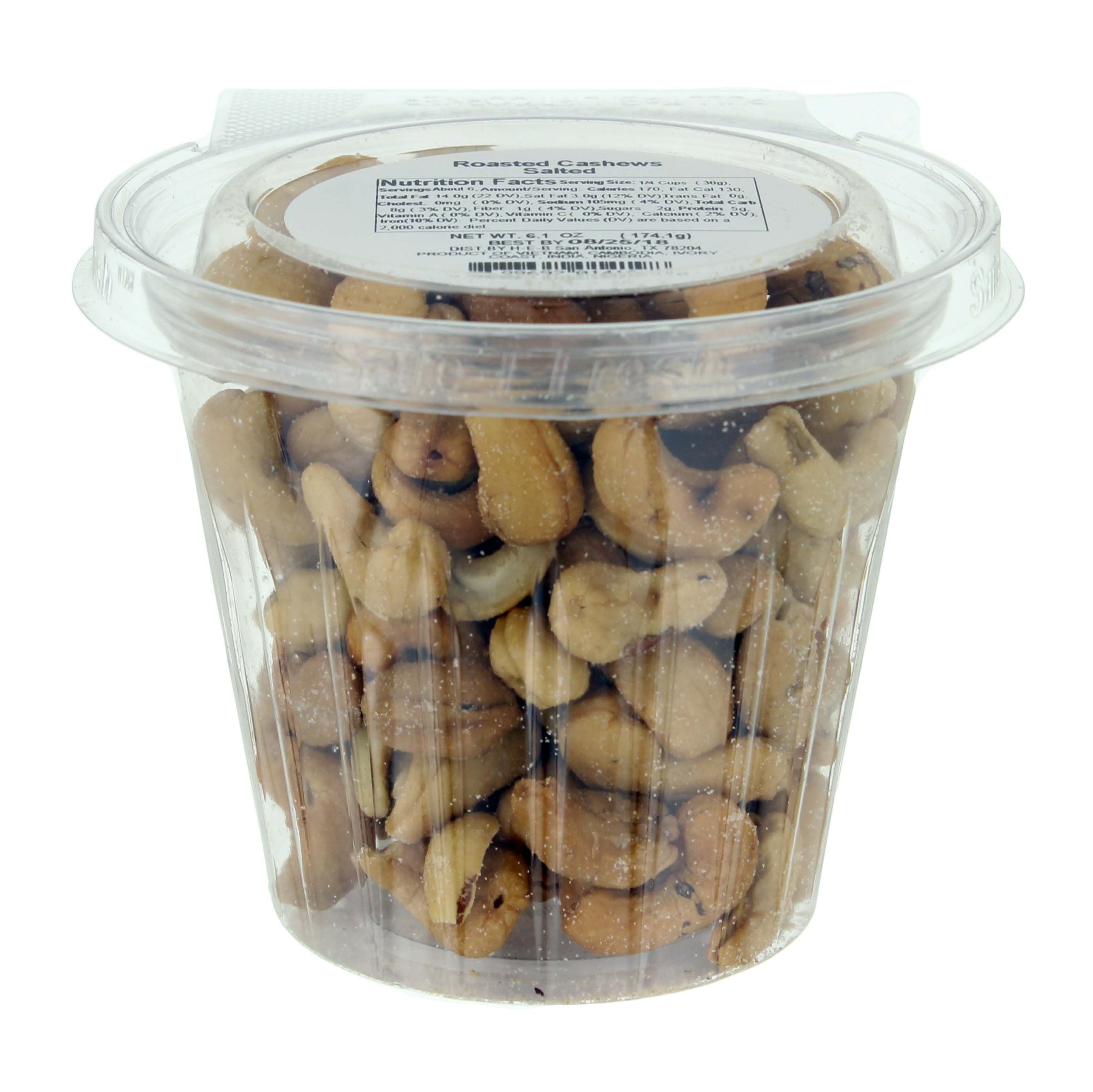 SunRidge Farms Whole Jumbo Salted Roasted Cashews - 6.14 oz (Packaging ...