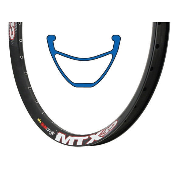 SunRingle MTX 39 26" Disc Rim, 32h - Black - Walmart.com