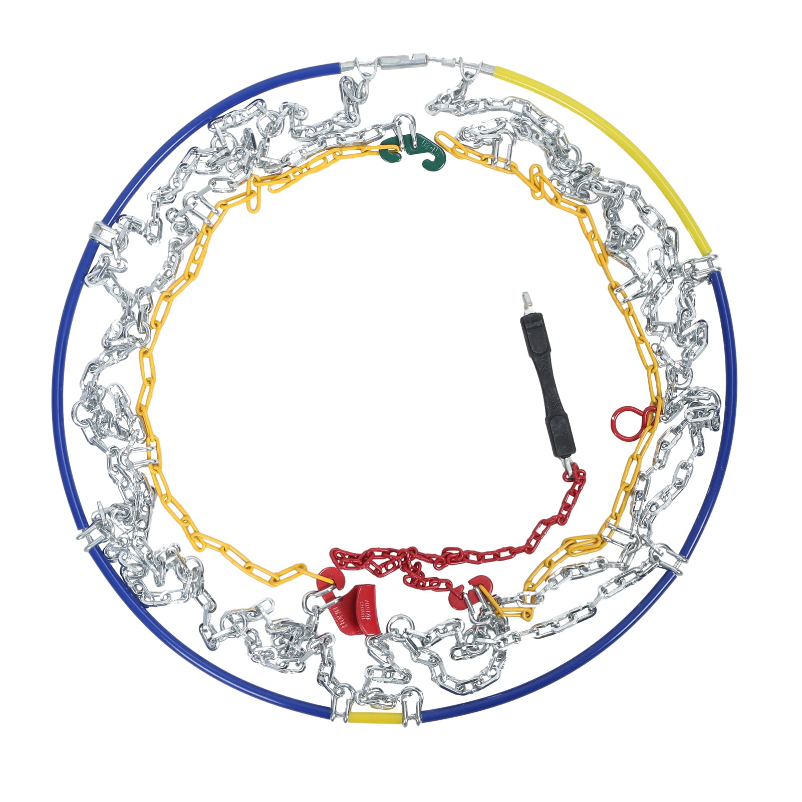 SunRoad 2Pcs Portable Snow Tire Chains, Semi-automatic Tighten Tire ...