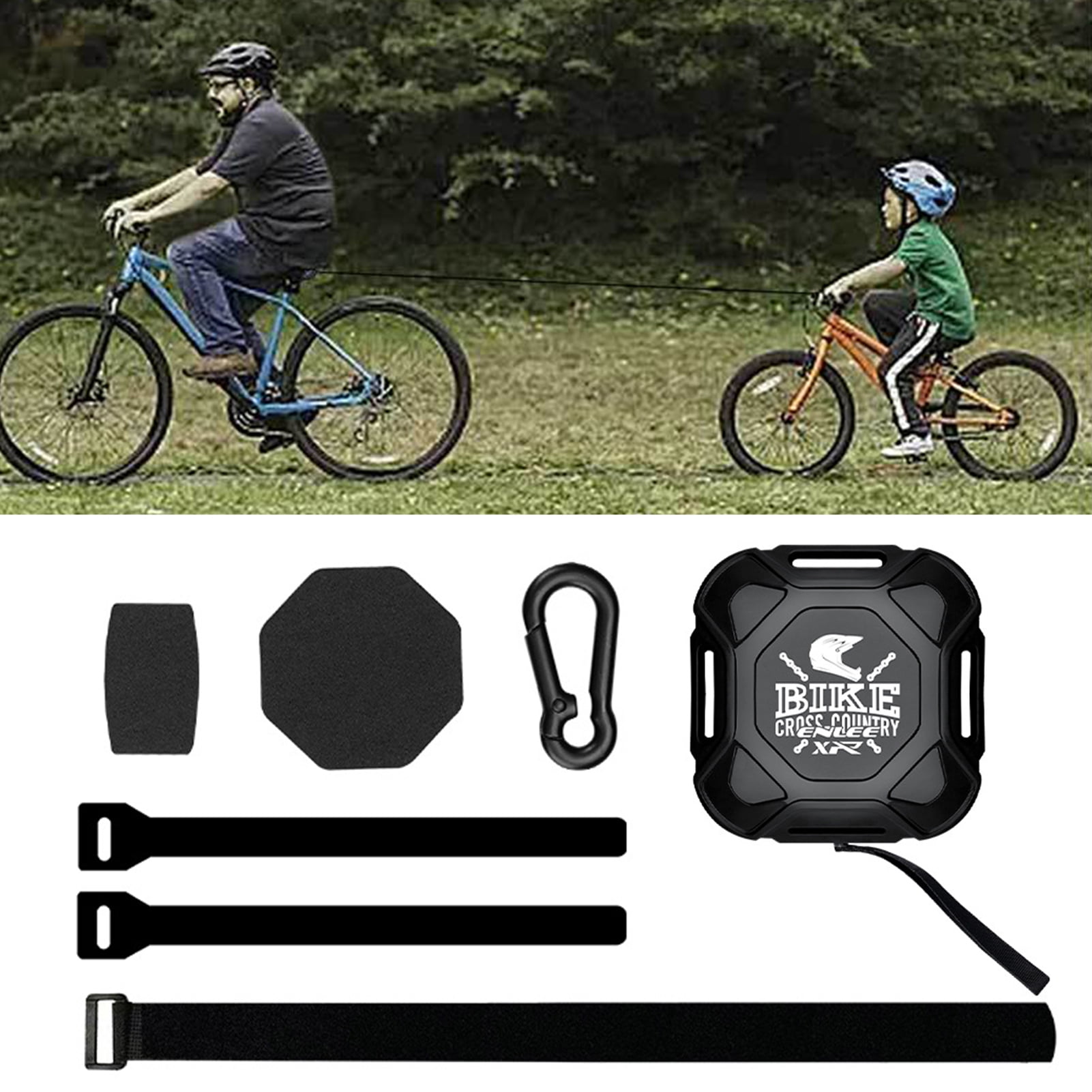 SunRoad Outdoor Mountain Bicycle Tow Rope Heavy Duty Retractable Parent ...