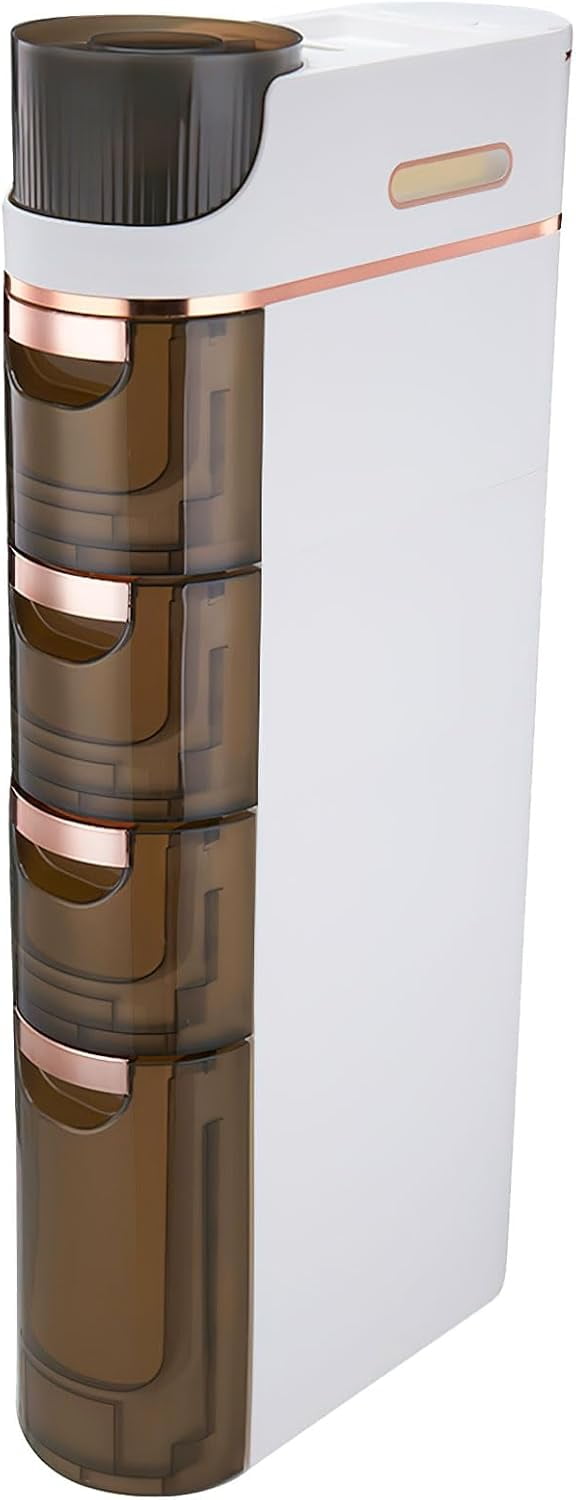 SunSettler 4-Tiers Slim Bathroom Storage Cabinet, Narrow Organizers ...