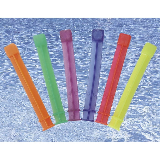 SunSplash Plastic Dive Stix Pool Toys, 6pk Multicolor - Walmart ...