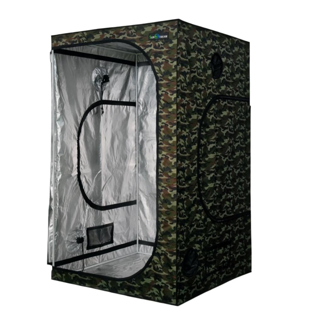 SunStream Hydroponic Grow Tent 24"x24"x56" (60x60x140cm) for Indoor ...