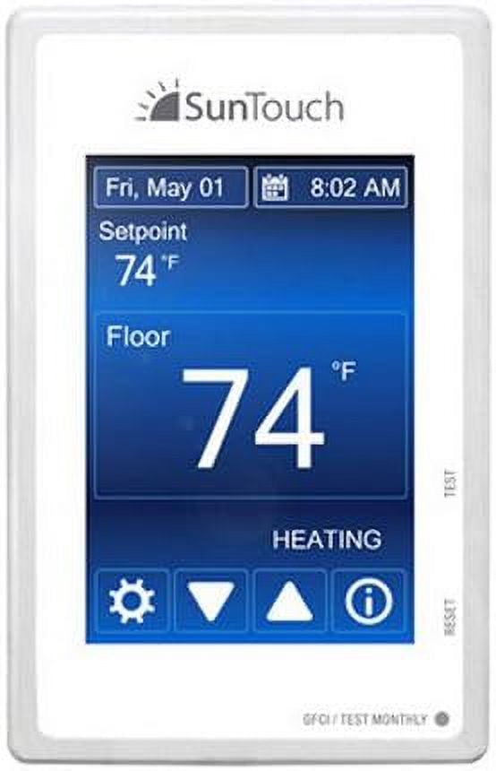 SunTouch SunStat Command Programmable Thermostat 500850-SB for Radiant ...