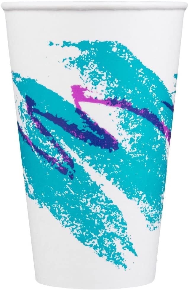 SunUpMall RP12NP-00055 Jazz 12 oz. Poly Paper Cold Cup - 100/Pack - Walmart.com