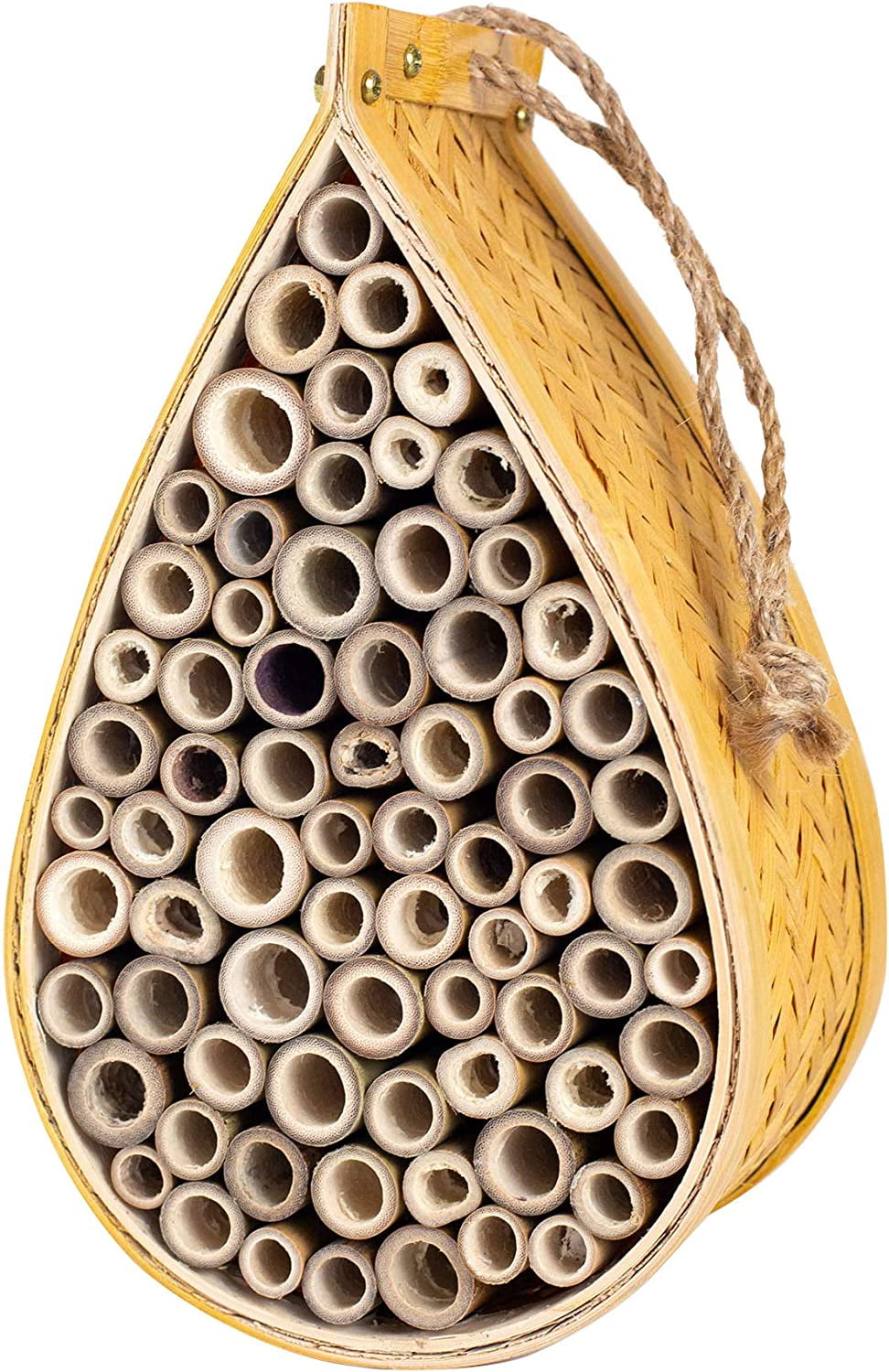 SunVara Outdoor Mason Bee Habitat, Wild Pollinator Garden Bee House ...