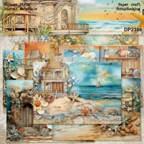 SunWMart Scrapbook Paper 16 Sheets, A5 Size Single Sided Scrapbooking ...