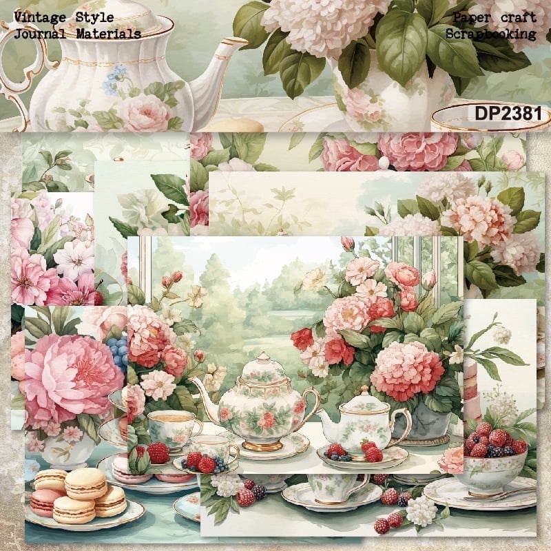 SunWMart A5 Single Sided Scrapbook Paper, 16 Sheets Special Craft Paper ...