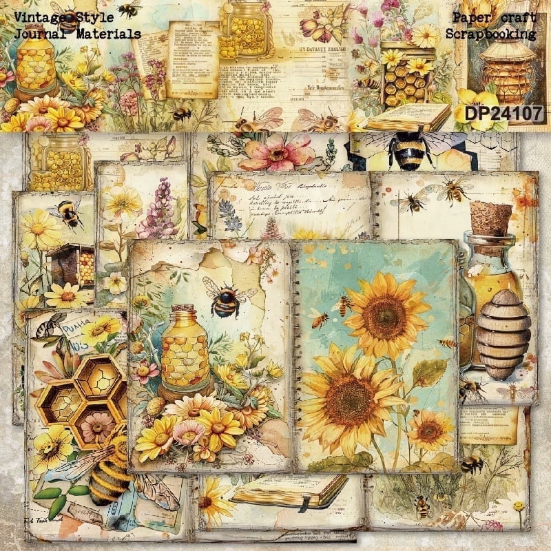 SunWMart A5 Size Scrapbook Paper Journaling Card Making Supplies ...