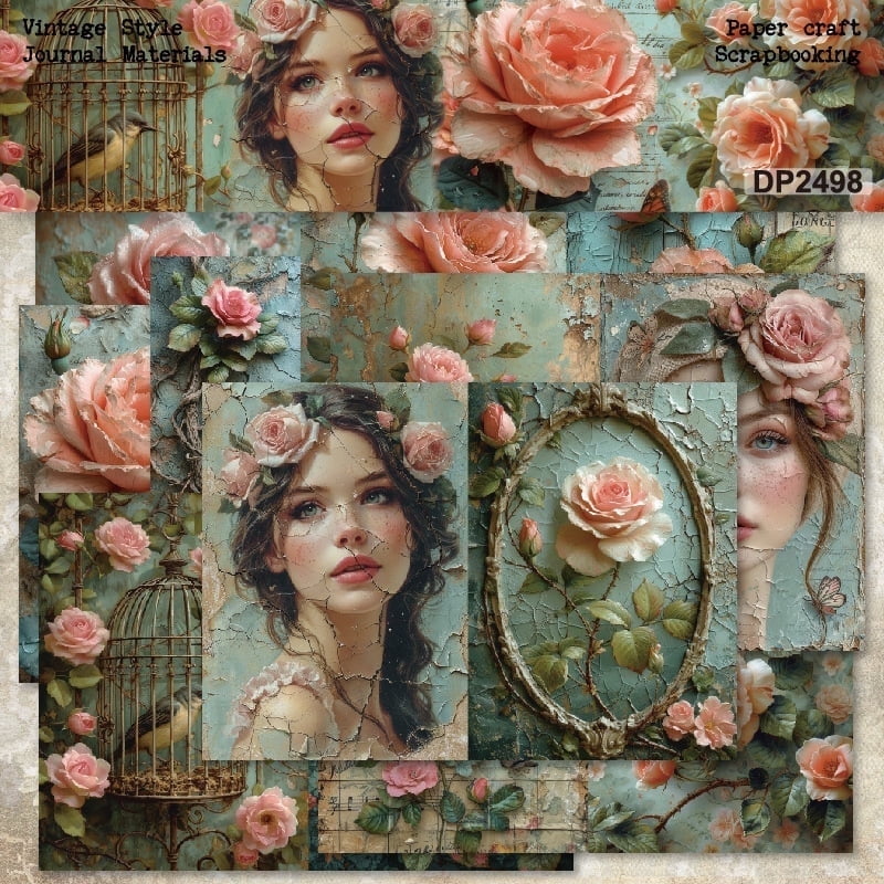 SunWMart A5 Size Scrapbook Paper Journaling Card Making Supplies ...