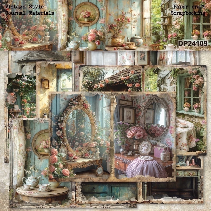 SunWMart A5 Size Scrapbook Paper Journaling Card Making Supplies ...