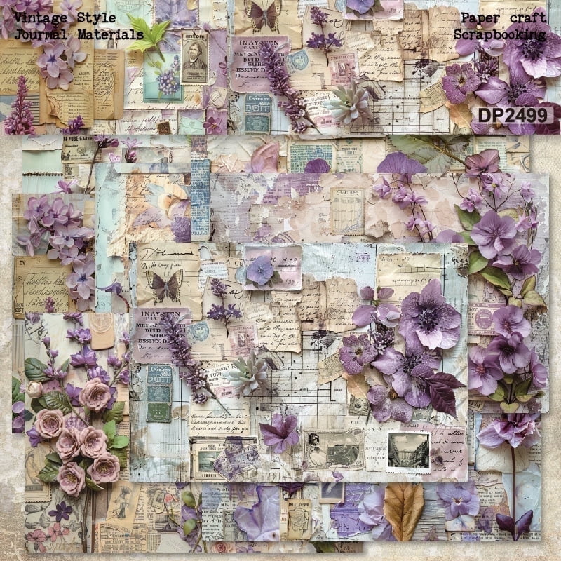 SunWMart A5 Size Scrapbook Paper Journaling Card Making Supplies ...