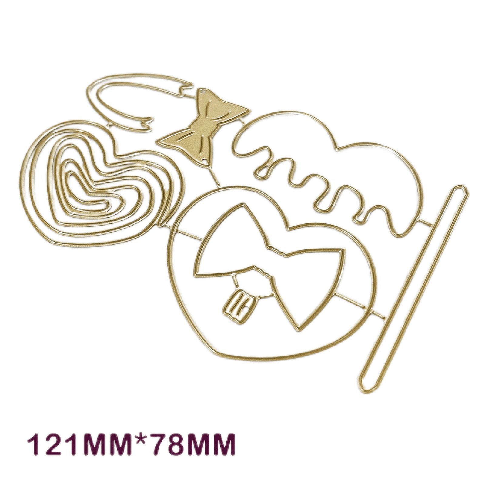 SunWMart Die Cuts Metal Cutting Dies Card Borders Edge Punch Template ...