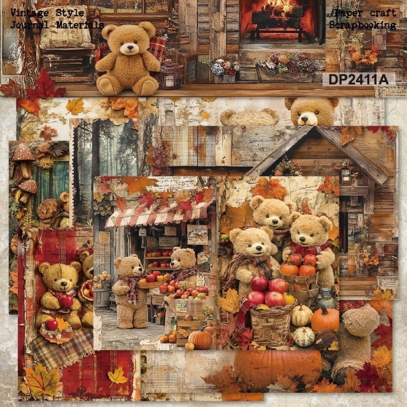 SunWMart Handmade Scrapbook Art Craft Paper, A5 Size 40 Sheets Single ...