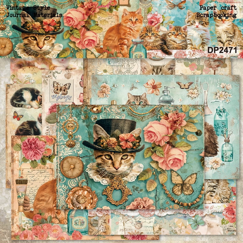 SunWMart Handmade Scrapbook Craft Paper A5 Size 16 Sheets Special ...