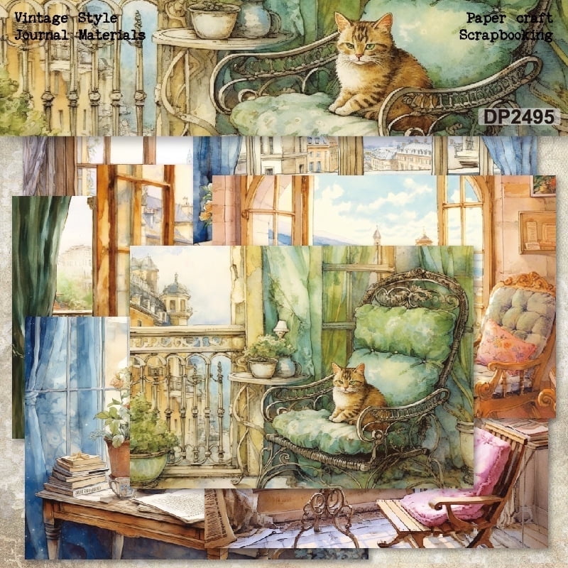 SunWMart Handmade Scrapbook Craft Paper A5 Size 16 Sheets Special ...