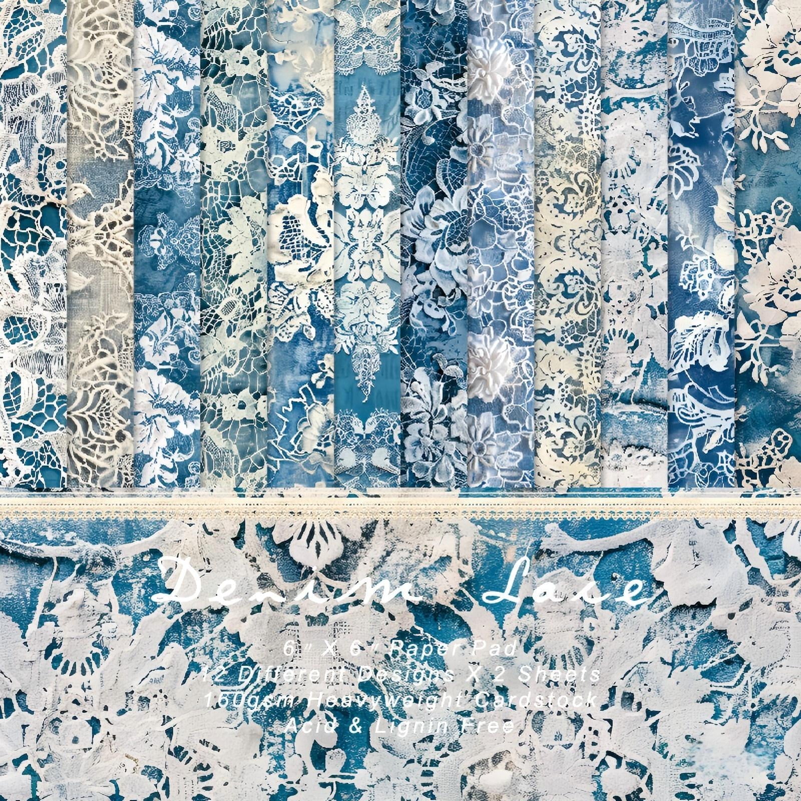 SunWMart Premium 6x6 Inch Single-Sided Scrapbook Paper Pad for Crafting ...