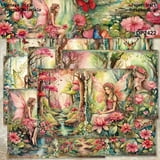 Sunwmart Scrapbook Paper 40 Sheets, A5 Size Single Sided Scrapbooking