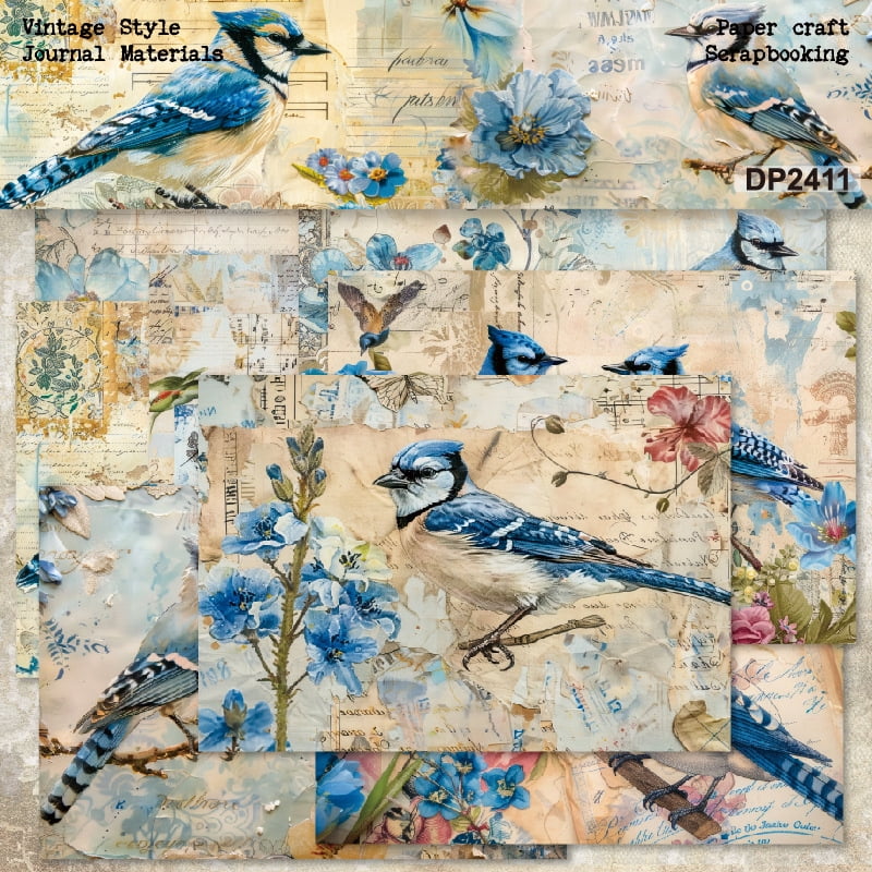 SunWMart Scrapbook Paper 16 Sheets, A5 Size Single Sided Scrapbooking ...
