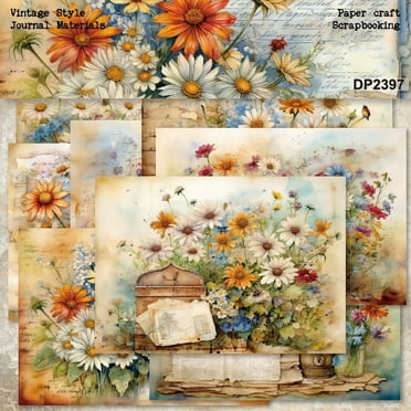 Sunwmart Scrapbook Paper 40 Sheets, A5 Size Single Sided Scrapbooking