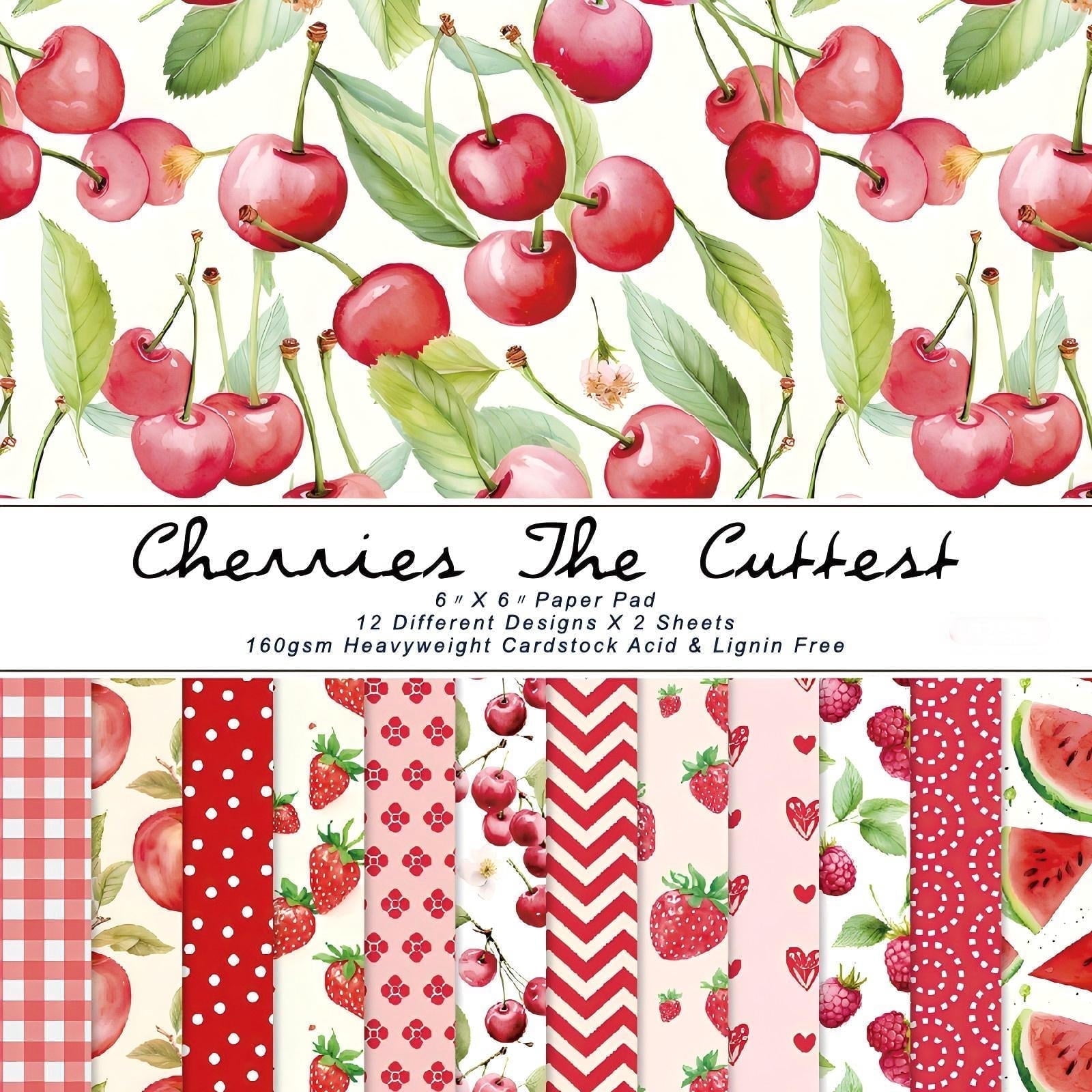 SunWMart Vintage Floral Scrapbook Paper Pad, Flower Patterned Cardstock ...
