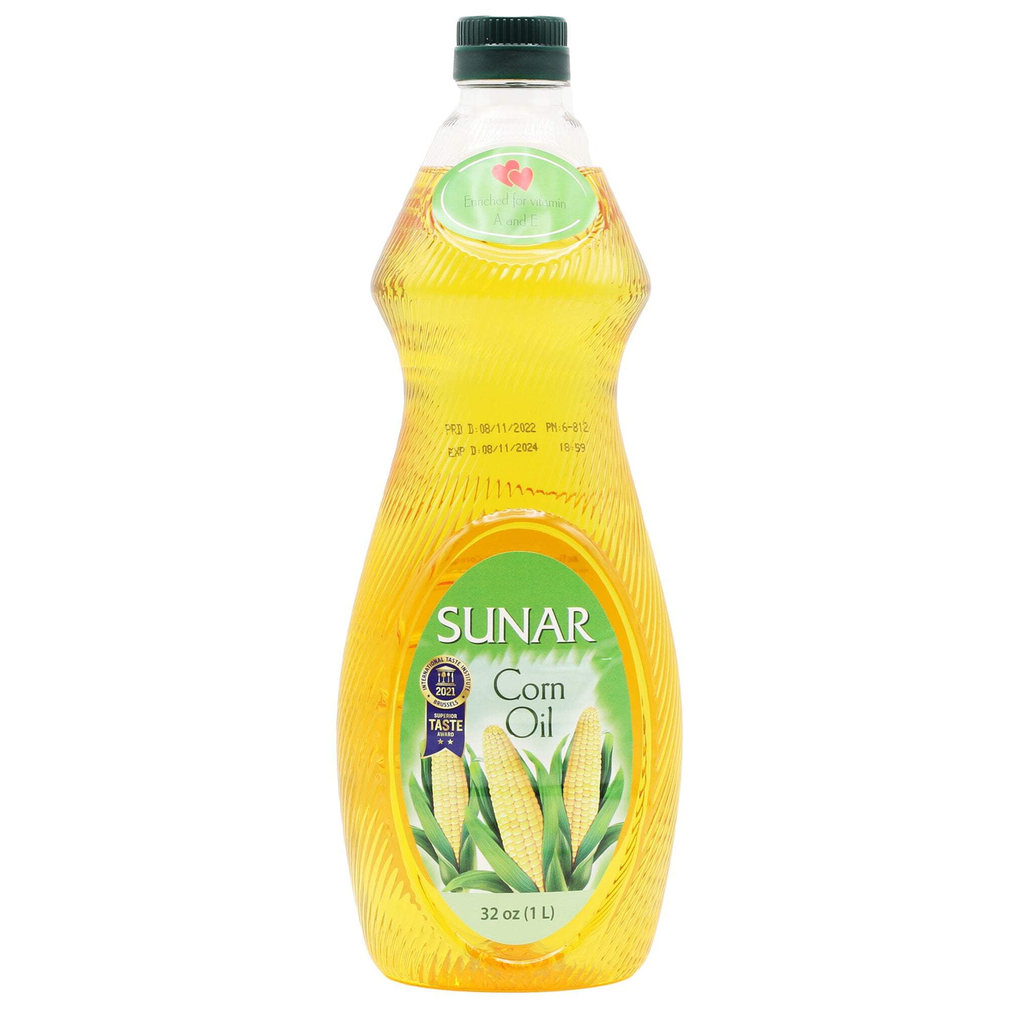 Sunar Corn Oil 32 Oz (1 L) - Walmart.com
