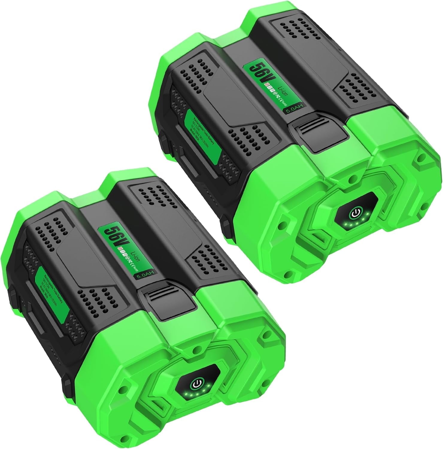 Sunbat 56V 5.0Ah Replacement for EGO 56v Battery BA2800 BA4200 BA1400 ...