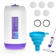 Sunbat Reusable Mop Refill Bottle, 500ML / 17 FL.OZ Container, with 6 ...