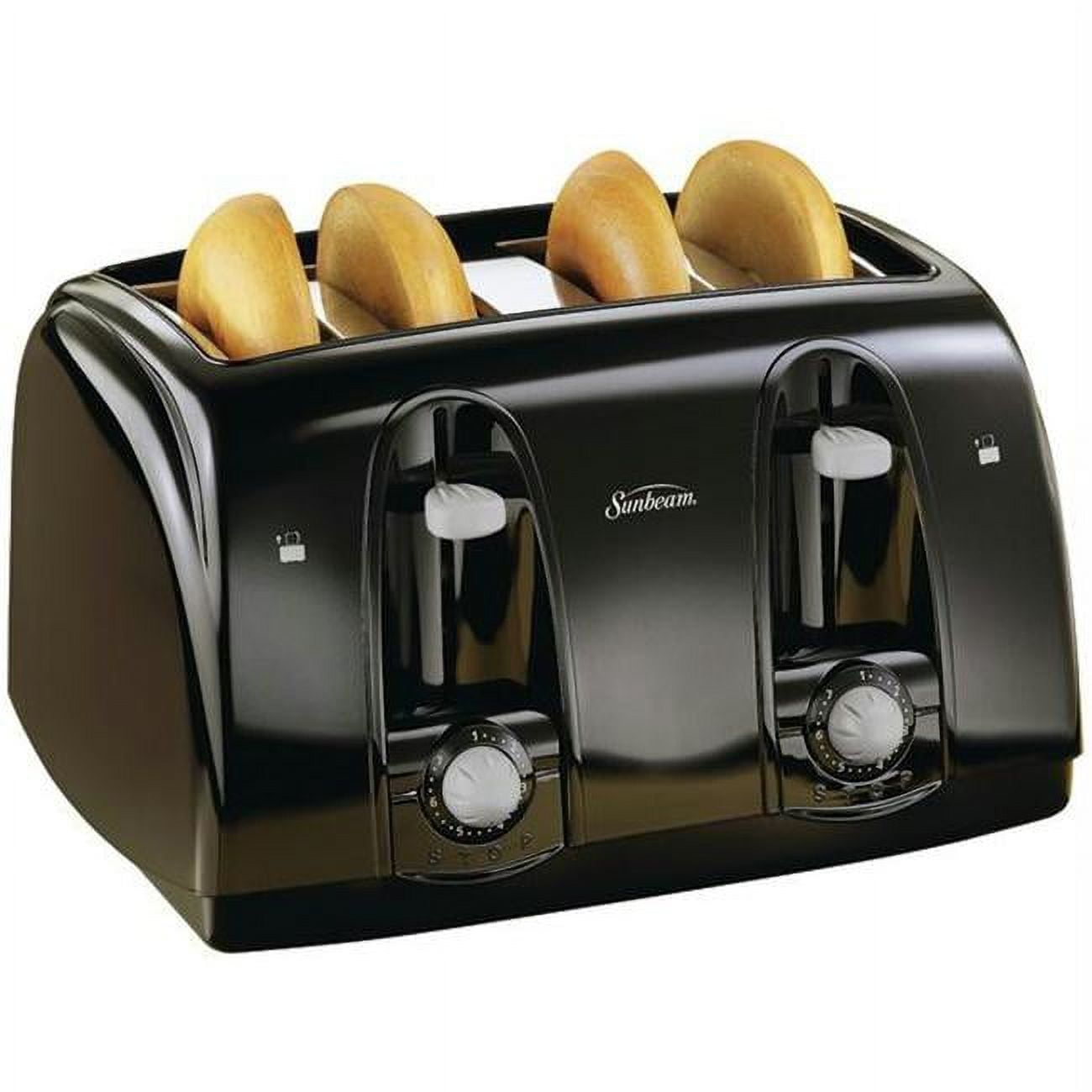 Sunbeam 4-Slice Toaster - Black - Walmart.com