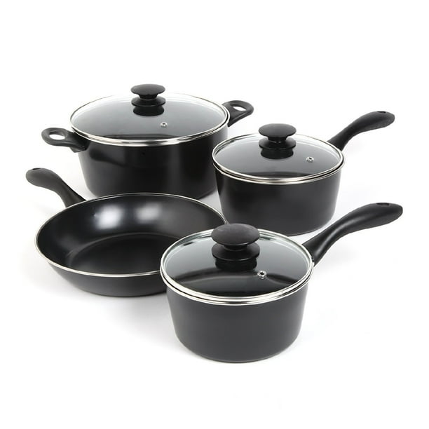 Sunbeam Armington Carbon Steel Cookware Set, 7 Piece - Walmart.com