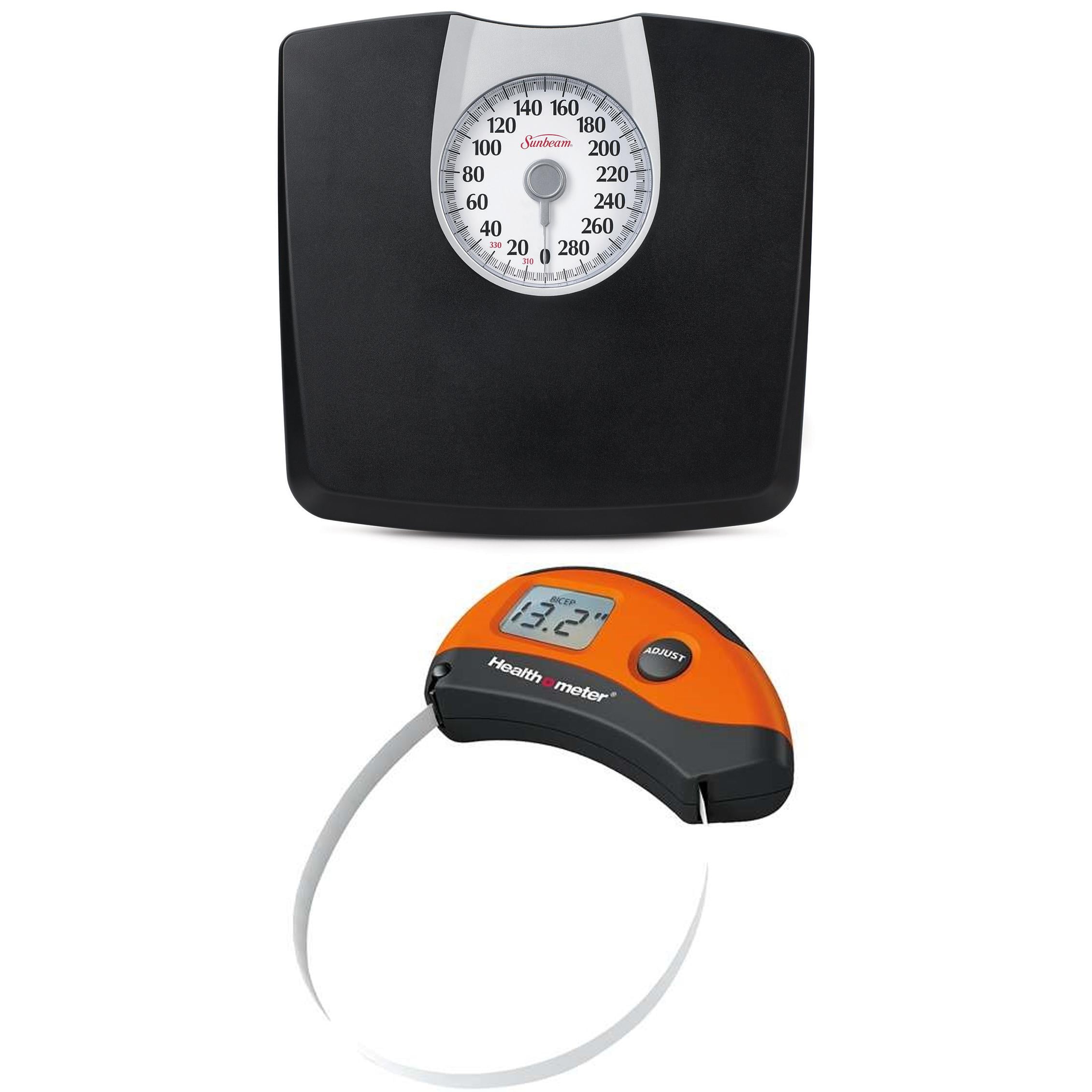 Sunbeam Black Dial Scale, PLUS BONUS Digital Tape Measure - Walmart.com