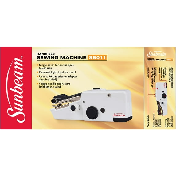 Sunbeam Cordless Portable Handheld Sewing Machine - Walmart.com