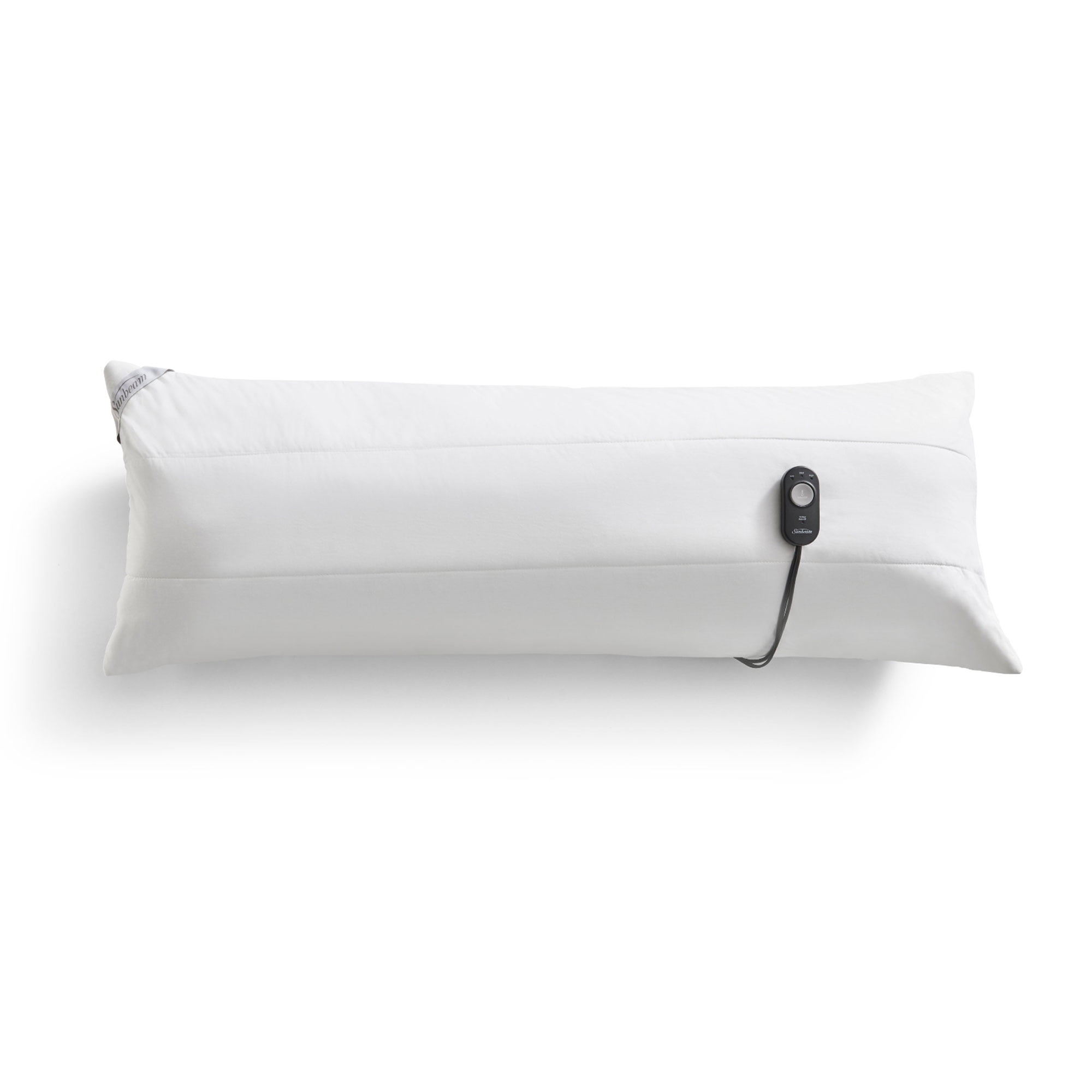 Free Shipping! Sunbeam Cotton Heated Body Pillow w/ 3 Heat Settings ...