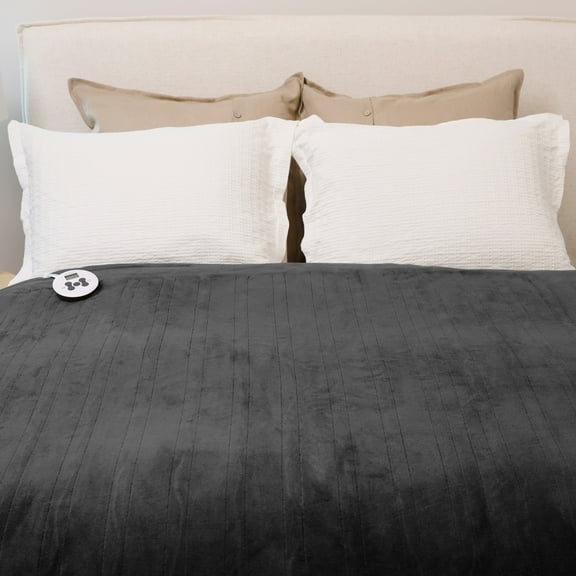 Royal Ultra Fleece Heated Electric Blanket Full Size, 84" x 72", 12 ...
