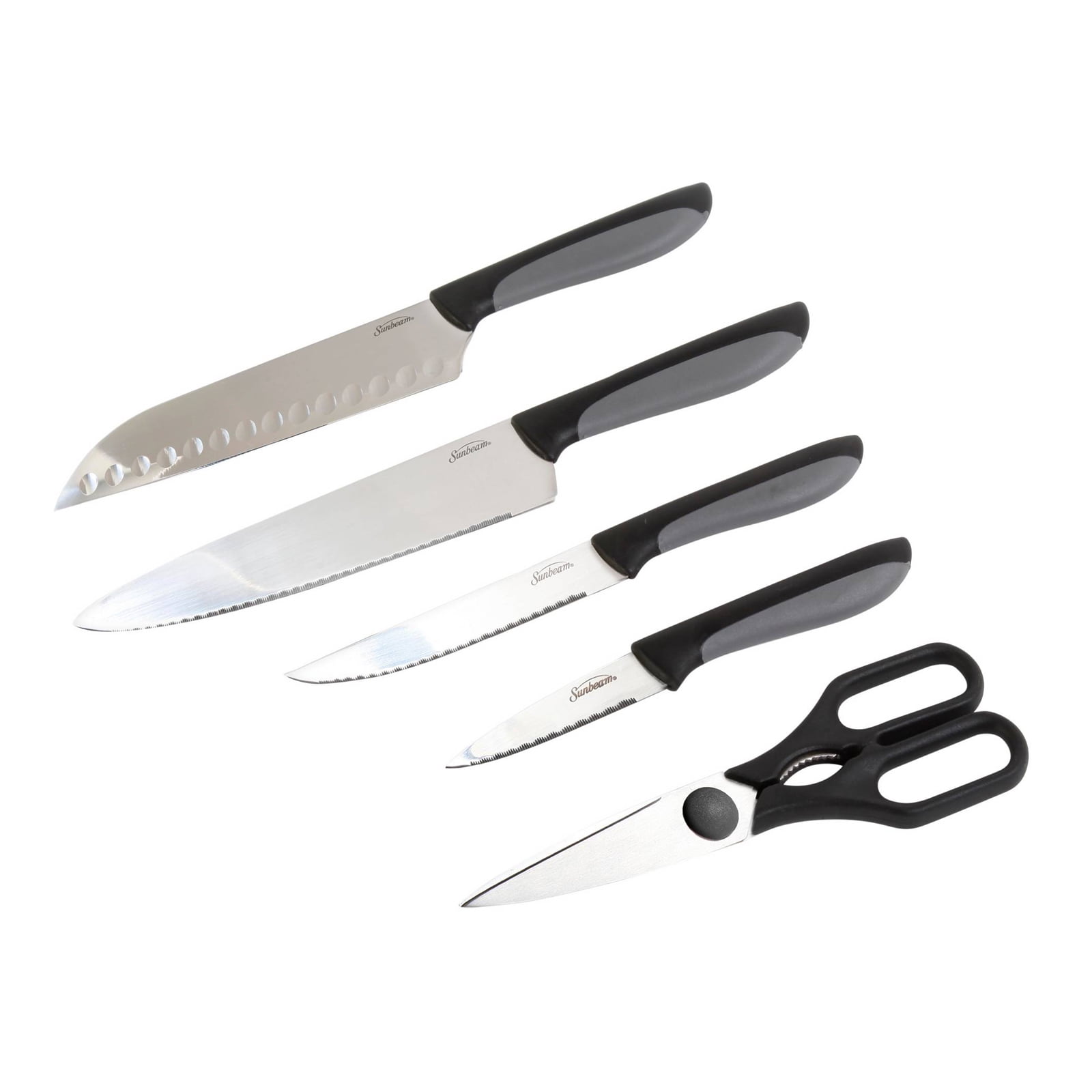 Sunbeam Durant 5 pc Cutlery Set - PP & Rubber Handle - Mirror Polish ...