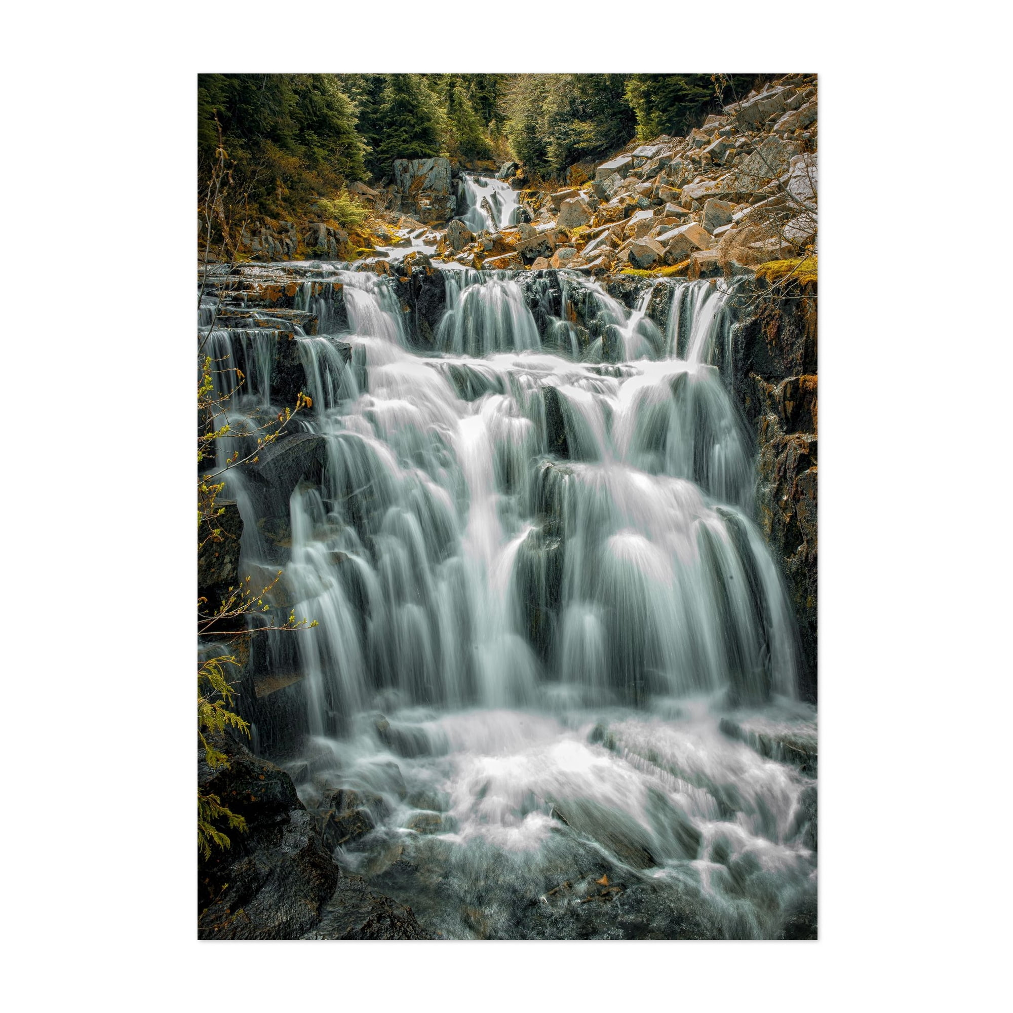 Sunbeam Falls Mt. Rainier National Park - Washington Photography ...