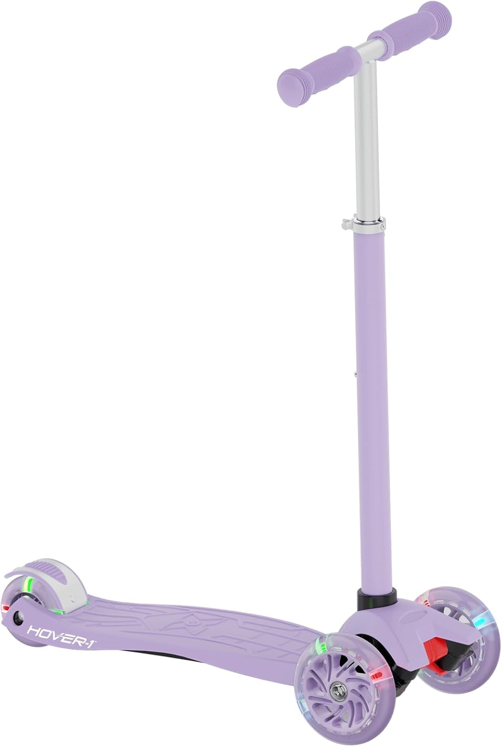 Sunbeam Kick Scooter with Multicolor Wheel Lights, 4.5” Front Wheels ...