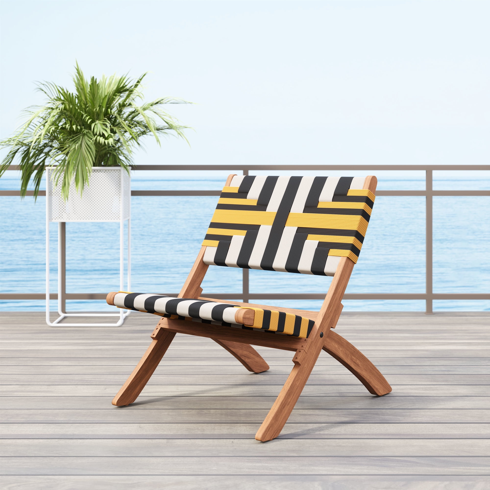 Sunbeam Lounge Chair Multicolor Lounge Chair, Modern Style, Weather ...