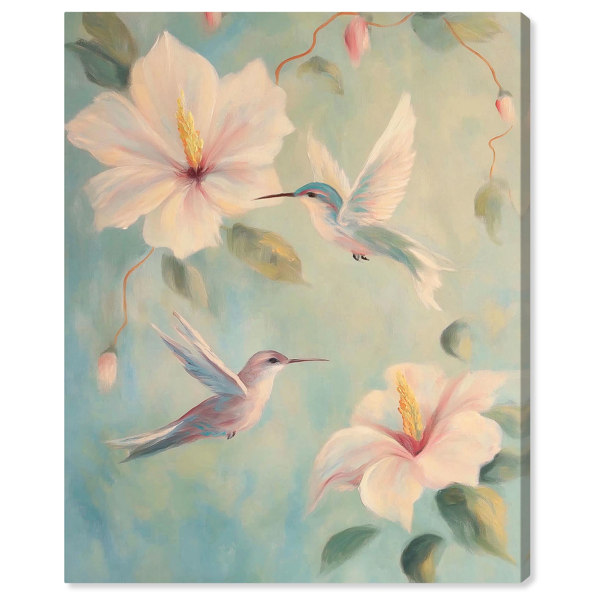 Sunbeam Sippers II Canvas Spring Floral Art by Art Remedy, Gallery ...