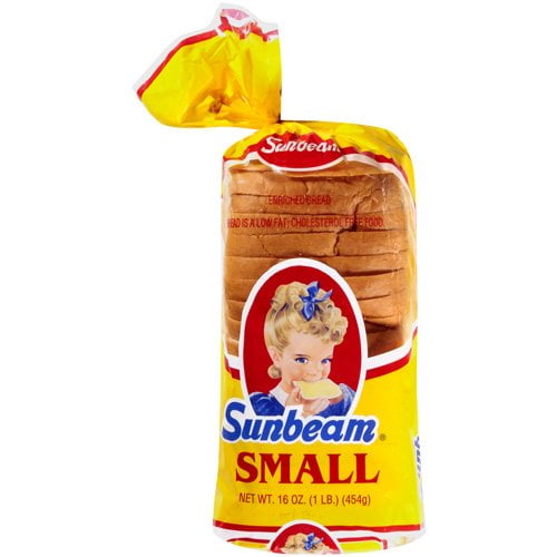 Sunbeam Small White Bread, Sandwich Bread, 16 oz, Shelf-Stable - Walmart Business Supplies