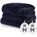 Sunbeam Ultraplush Electric Heated King Size Blanket with Dual ...