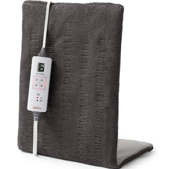 Sunbeam Xpress Heating Pad For Back Neck And Shoulder 6 Heat Settings