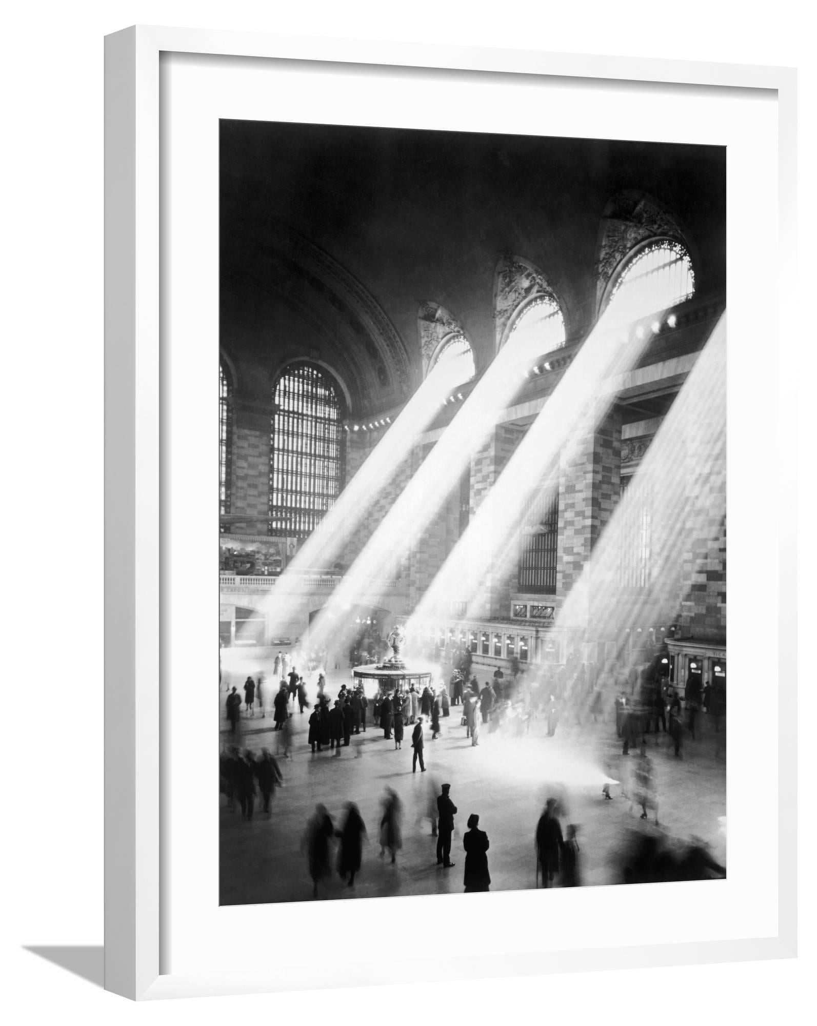 Art.com Sunbeams in Grand Central Station Photographic Print, White ...