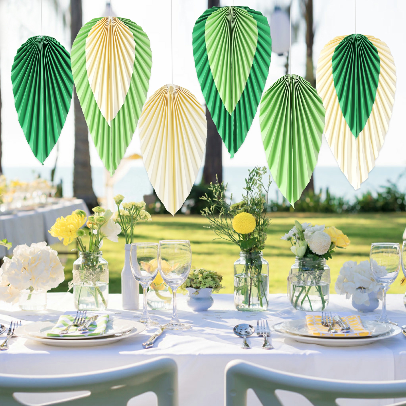 6-Ply FR Metallic Festooning Garland 4" x 15' Blue - 12 Pack - Walmart.com