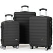 Sunbee Hardshell 3 Piece Luggage Sets with TSA Lock and Spinner Wheels ...