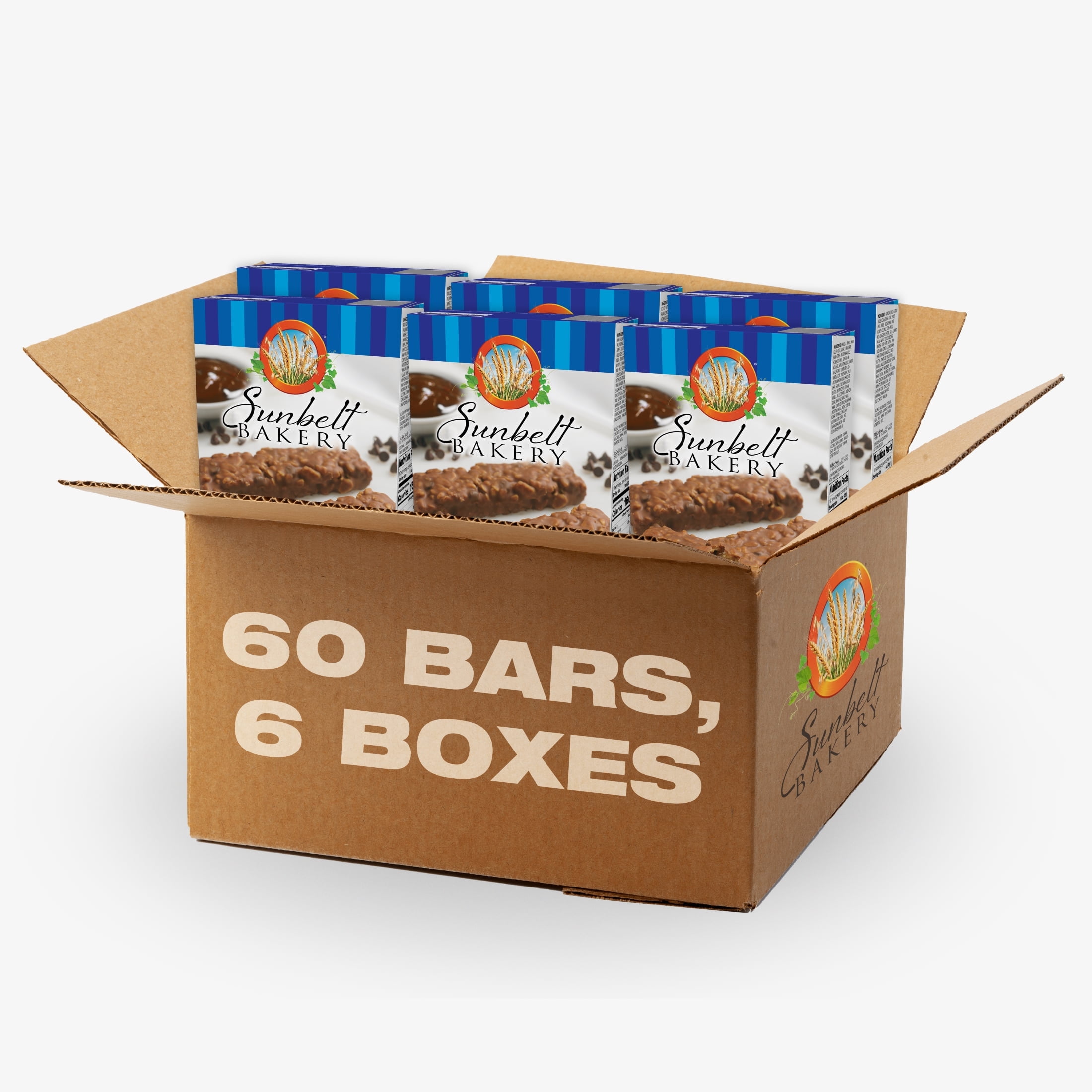 Sunbelt Bakery Fudge Dipped Chocolate Chip Chewy Granola Bars, 60 Bars ...