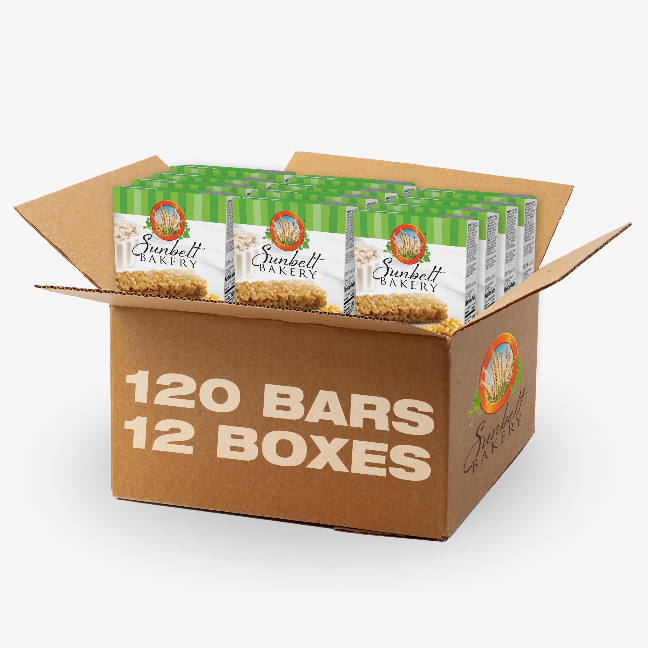 Sunbelt Bakery Oats & Honey Chewy Granola Bars, 120 bars (12 Boxes ...