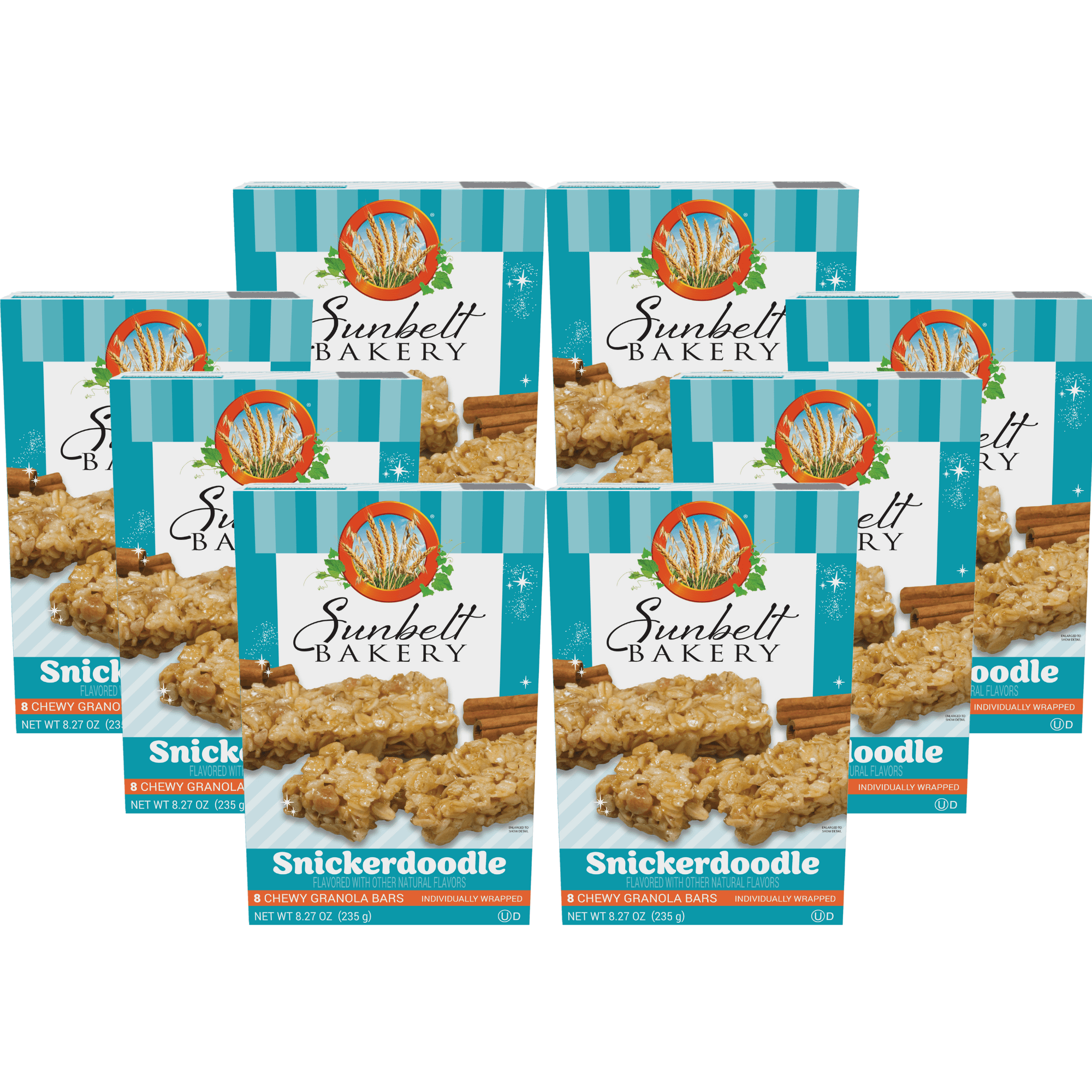 Sunbelt Bakery, Chewy Granola Bars, 8 Boxes, 64 Individual Wraps ...