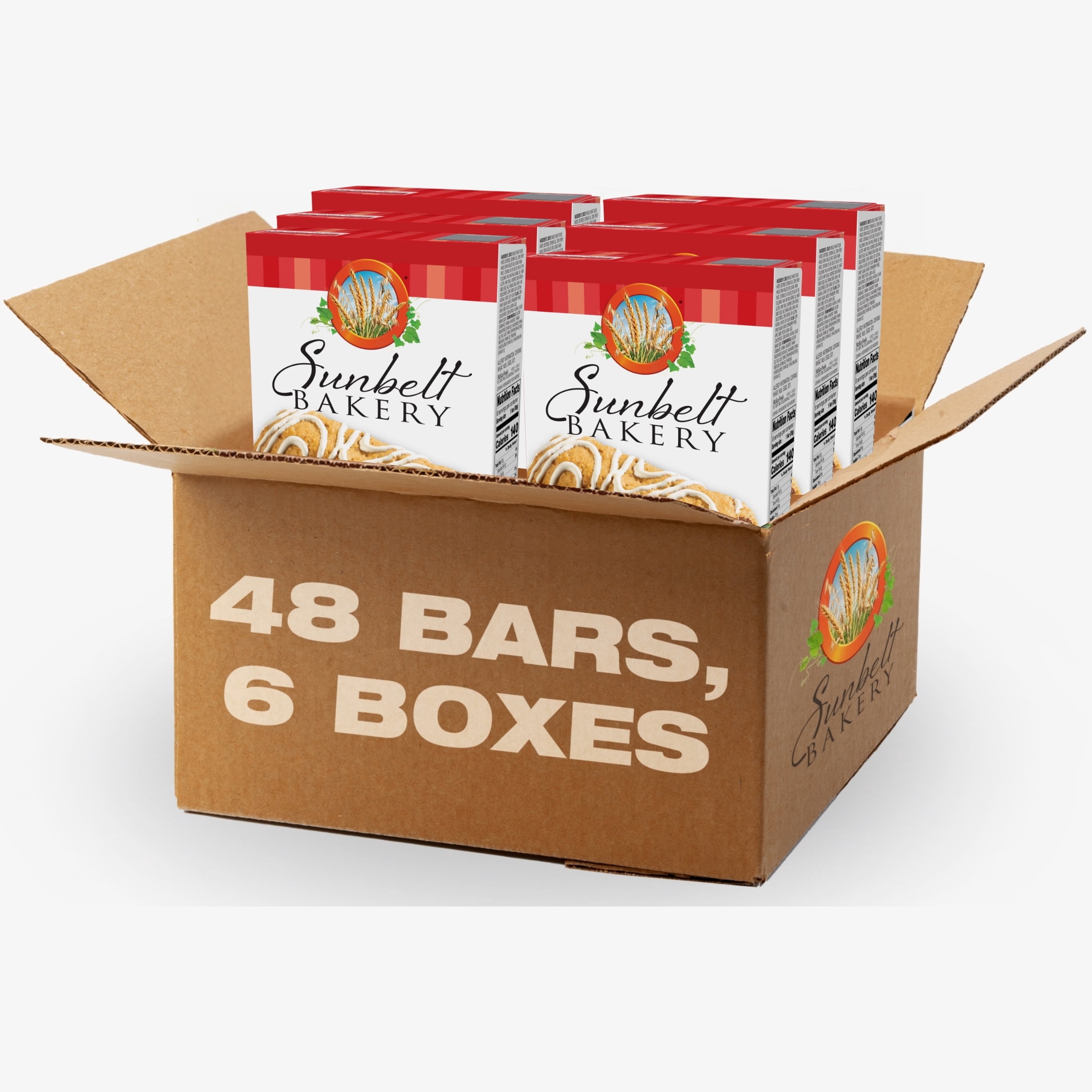 Sunbelt Bakery Strawberry Soft Baked Bars, 48 Bars (6 Boxess), 66.0 oz ...